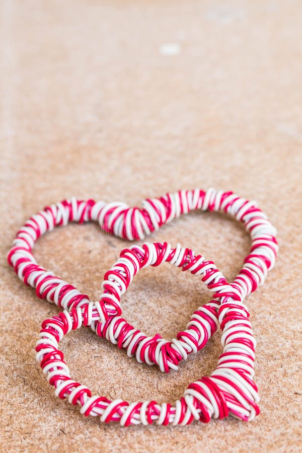 Hearts are Stacked on the Floor. Stock Image - Image of celebration ...