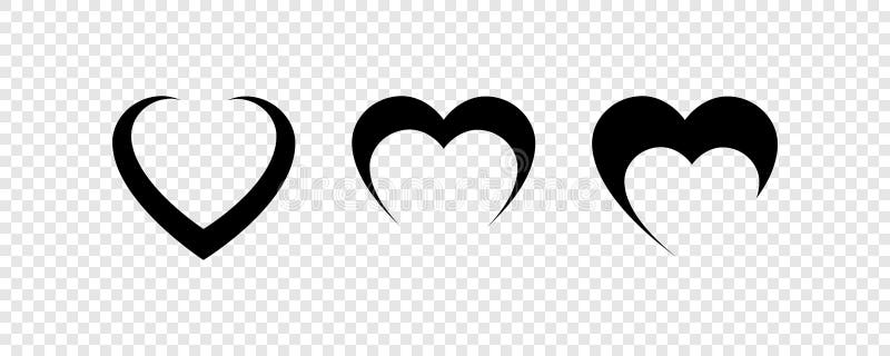 Fancy Black Heart Clipart