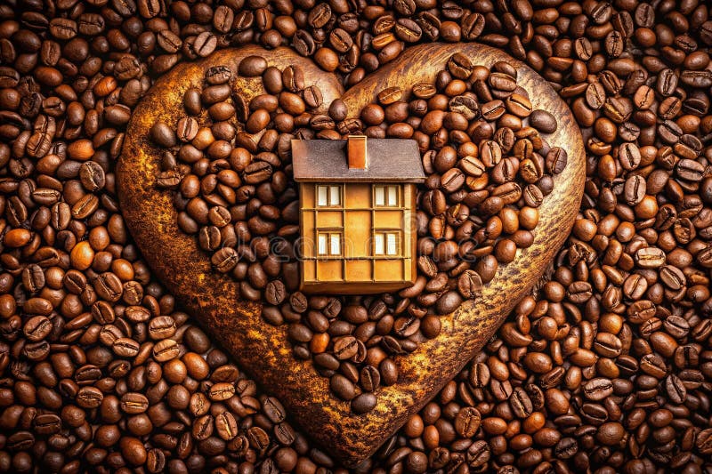 HeartShaped Coffee Bean Building Architectural Marvel or Exquisite ...