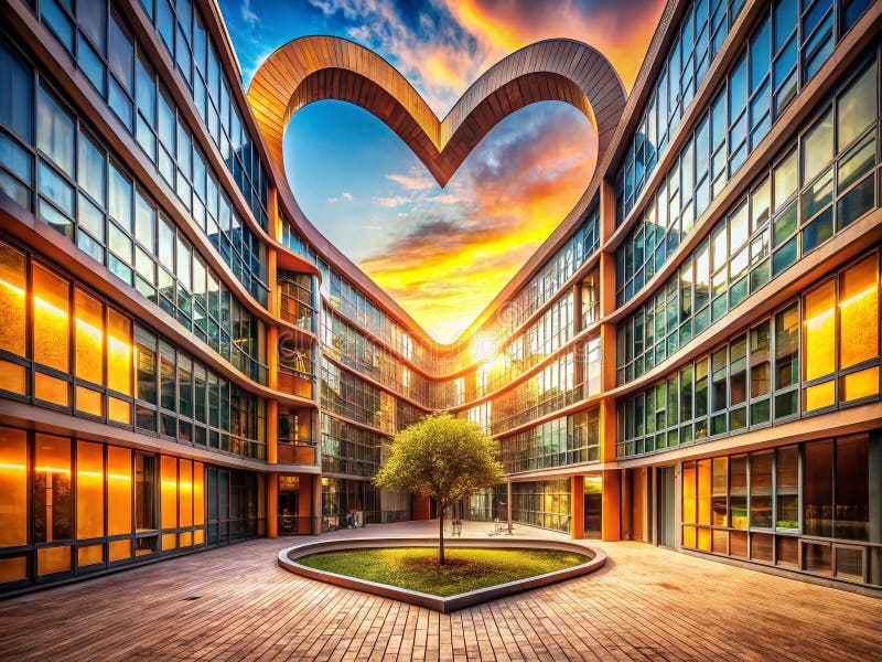 HeartShaped Windows Define Modern Architectural Design with a Touch of ...