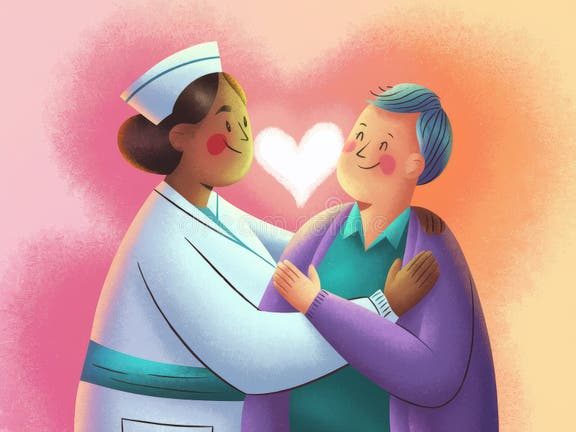 Heartwarming Connection between Nurse and Patient Showing Compassion ...
