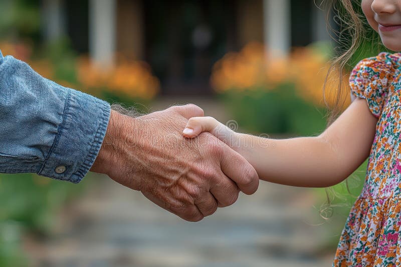 A Heartwarming Connection the Sweet Bond of a Child and Elderly Persons ...