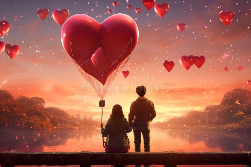 Heartwarming Images of Couples Enjoying Stock Illustration ...