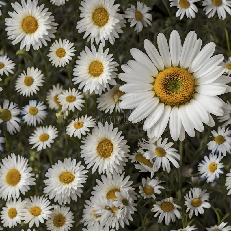 Vintage Daisy Pattern Radiates Comforting Warmth. Seamless Pattern ...