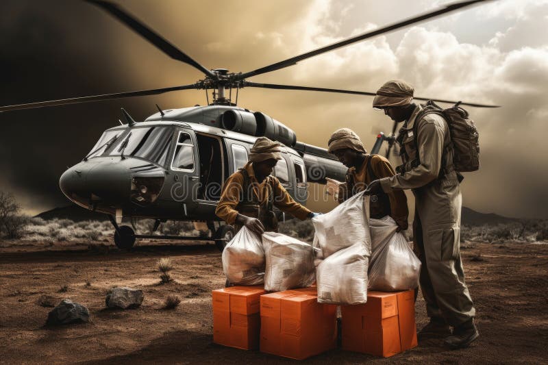 Humanitarian Aid, Representing Global Compassion and Support Stock ...