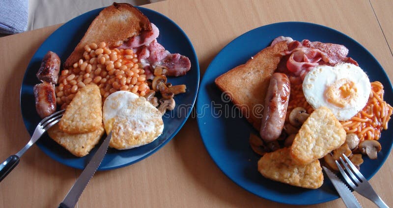 Hearty breakfast stock photo. Image of knife, breakfast - 720896