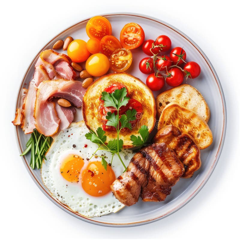 Breakfast Plate Stock Illustrations – 178,862 Breakfast Plate Stock ...