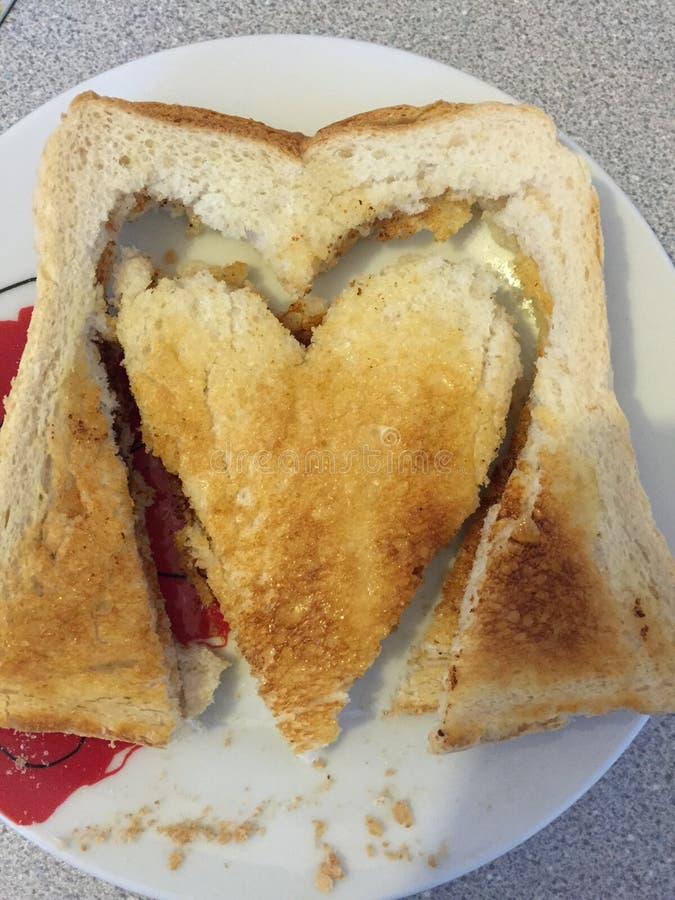 Hearty breakfast stock photo. Image of shape, heart, breakfast - 50189518