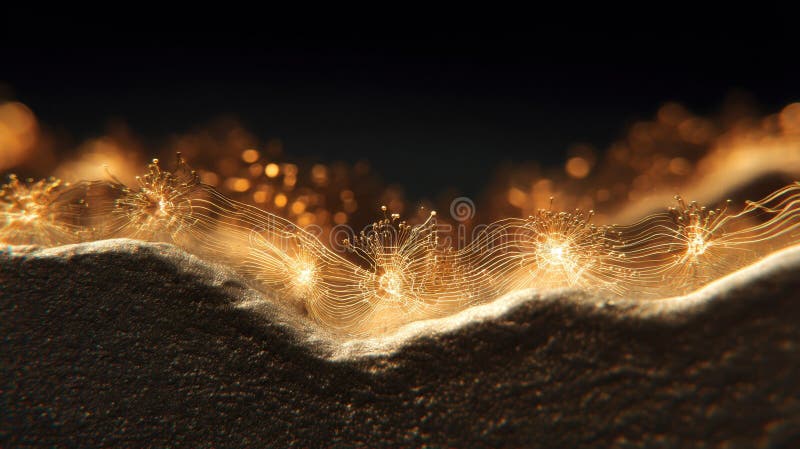 Heat Affected Zone on Titanium after Laser Treatment Stock Image ...
