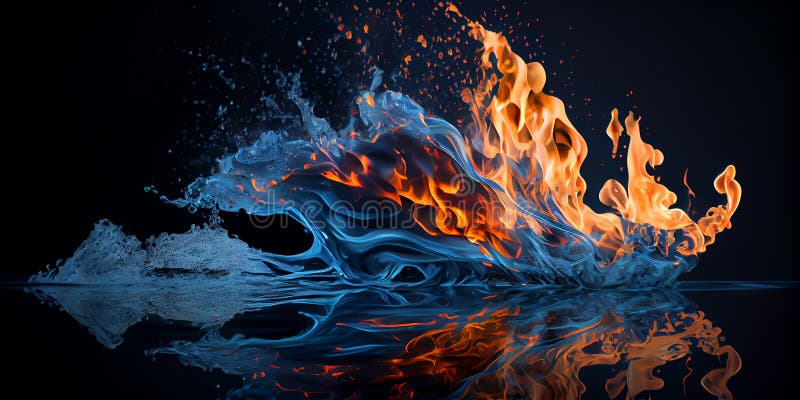 Cool Fire And Water Backgrounds