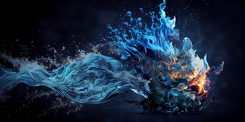 Heat and Cold concept stock illustration. Illustration of nature ...