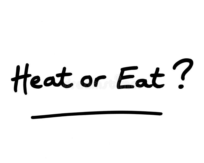Heat or Eat stock image. Image of bill, cost, choice - 241136979