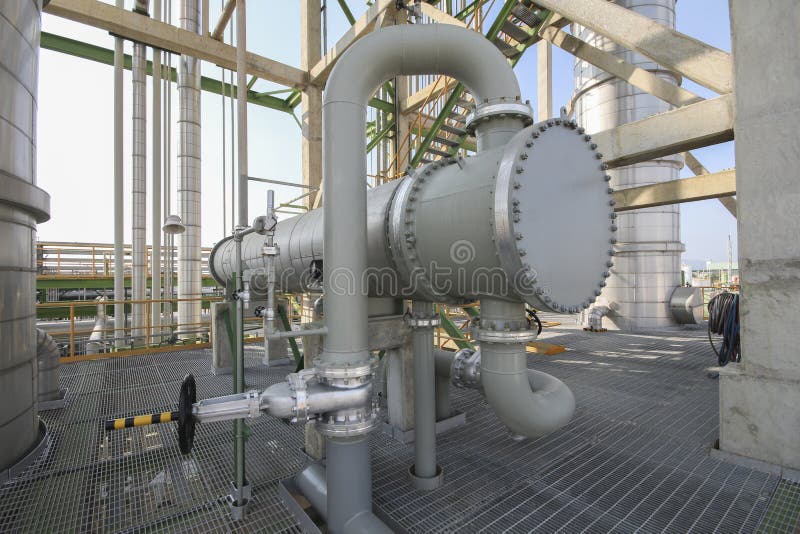 Heat exchanger plant stock photo. Image of heat, exchange - 28678998