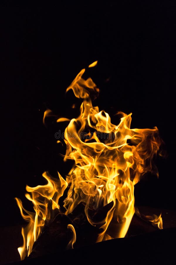 Heat of Hellfire stock photo. Image of curve, campfire - 131612390