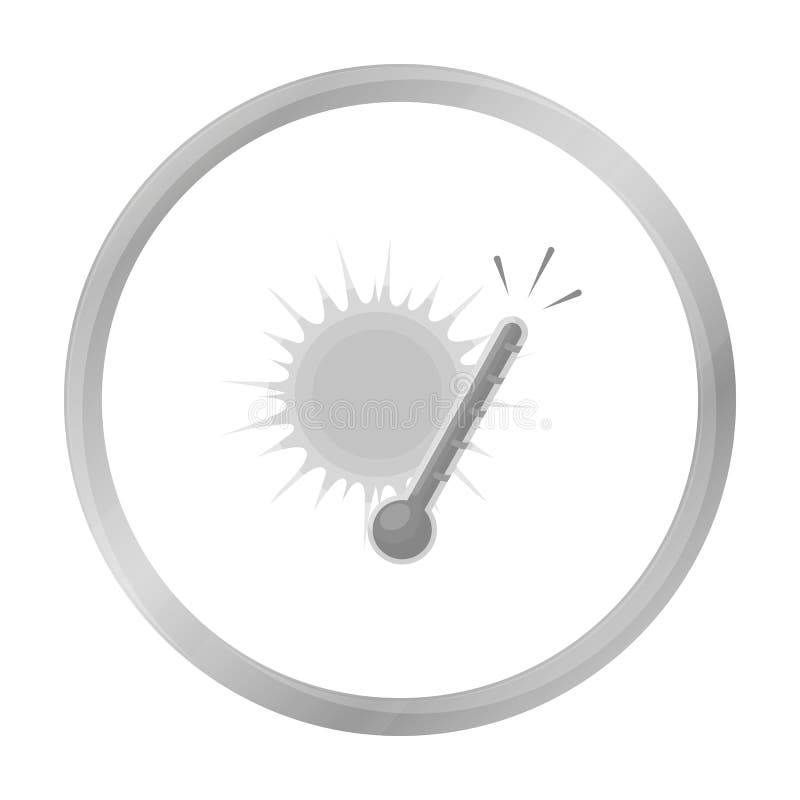 Heat Icon in Cartoon Style Isolated on White Background. Weather Symbol ...