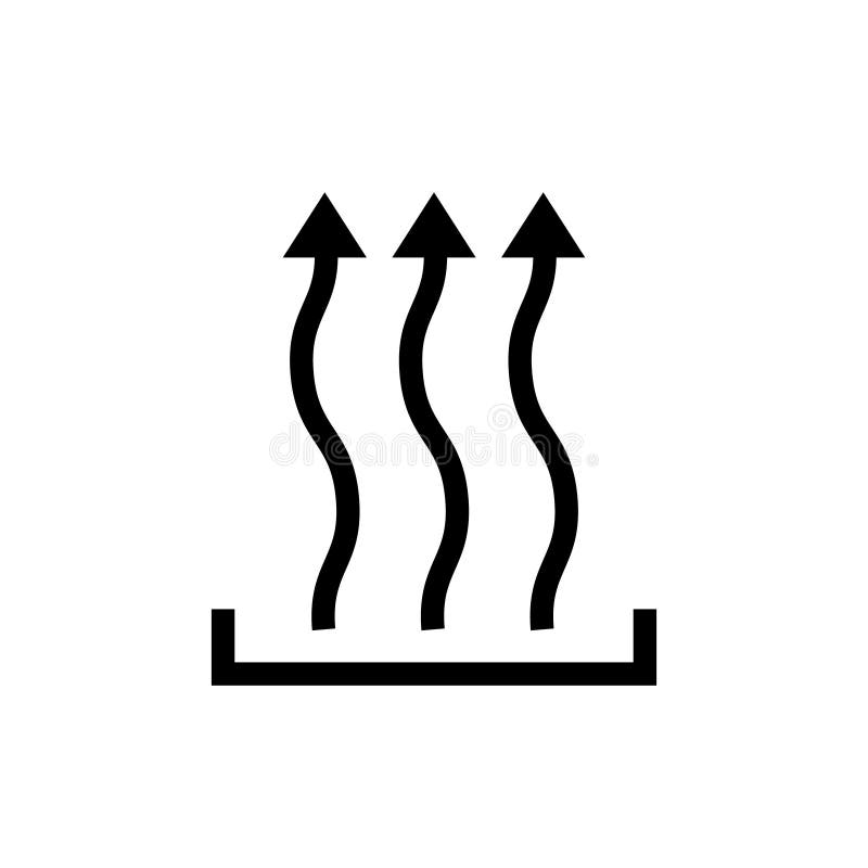 Heat Icon Three Arrow Up Concept Stock Vector - Illustration of preheat ...