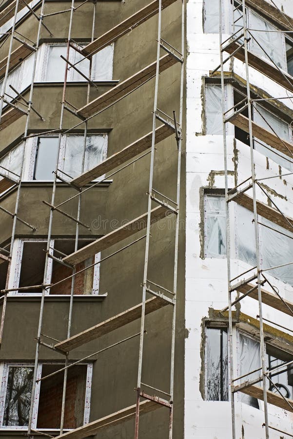 Heat Insulation of Building Stock Image - Image of insulation ...