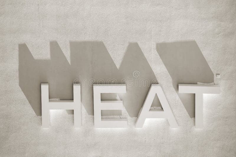 Heat lettering stock photo. Image of lettering, conceptually - 69637324