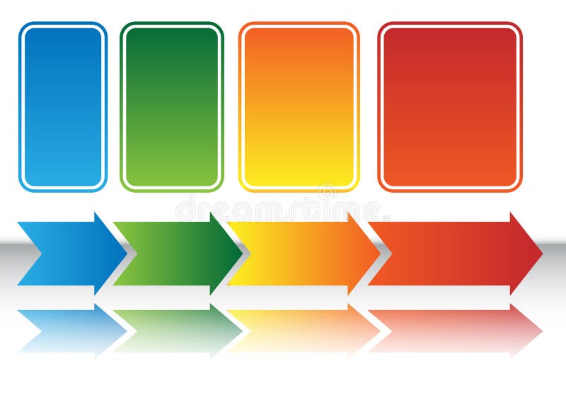 Heat Map Arrow Chart stock vector. Illustration of business - 14839667