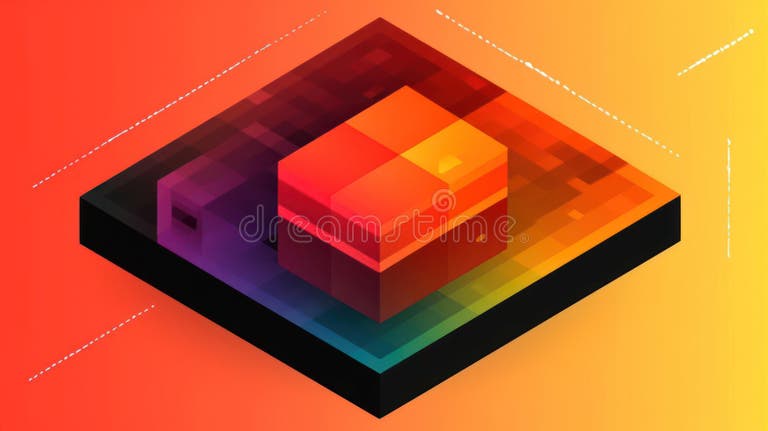 A Heat Map Icon Representing the Graphical Representation of Data ...