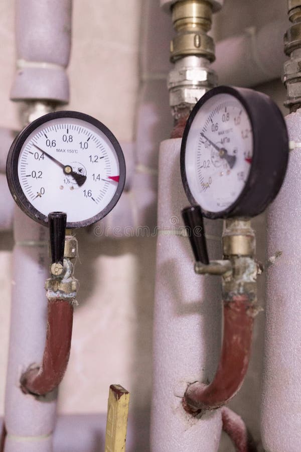 Heat Metering : Heat Meters, Meters of Heat in the House. Engine Stock ...