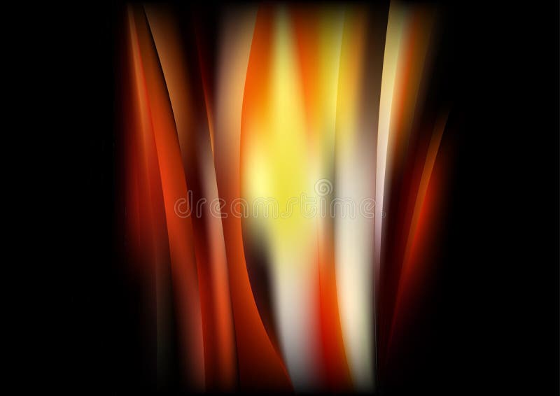 Heat Orange Decorative Background Vector Illustration Design Stock ...