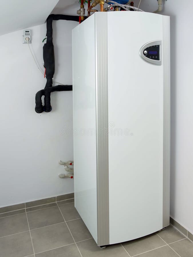 Heat pump stock photo. Image of house, controls, machinery - 23384826