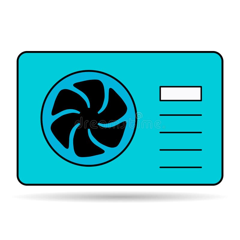 Heat Pump Air Source Shadow Icon, Cooling Electric System Machine, Cool ...