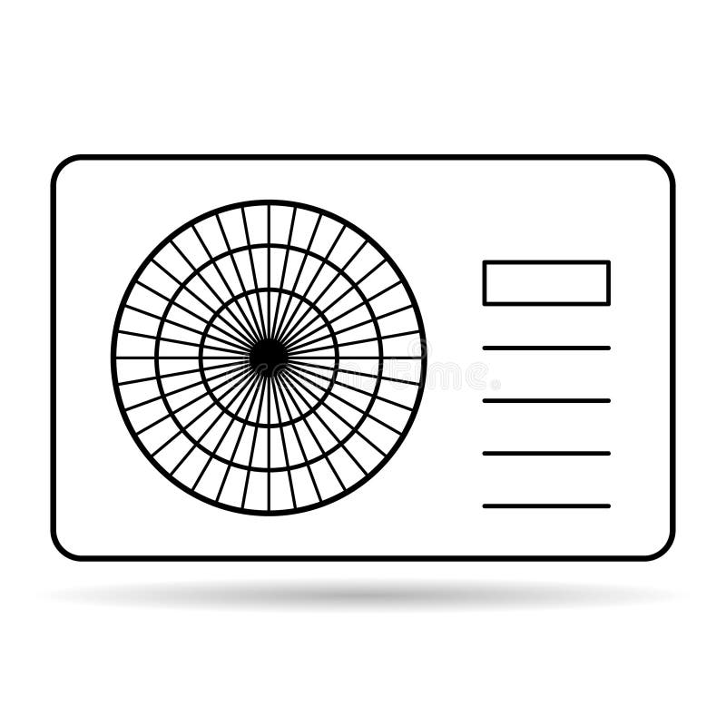 Heat Pump Air Source Shadow Icon, Cooling Electric System Machine, Cool ...
