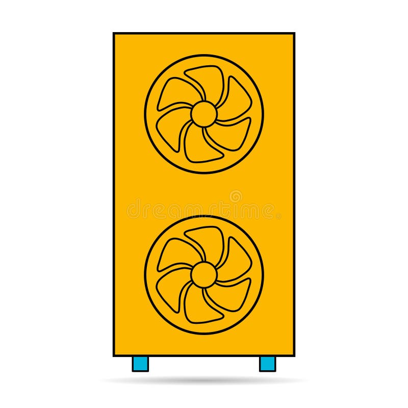 Heat Pump Air Source Shadow Icon, Cooling Electric System Machine, Cool ...
