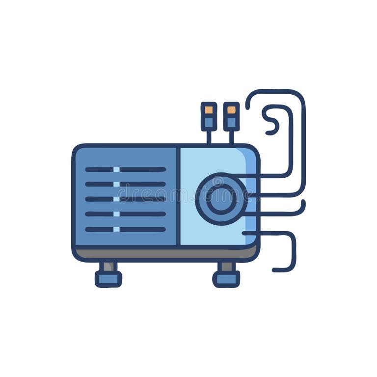Heat Pump System Icon for Energy Efficiency Stock Image - Illustration ...