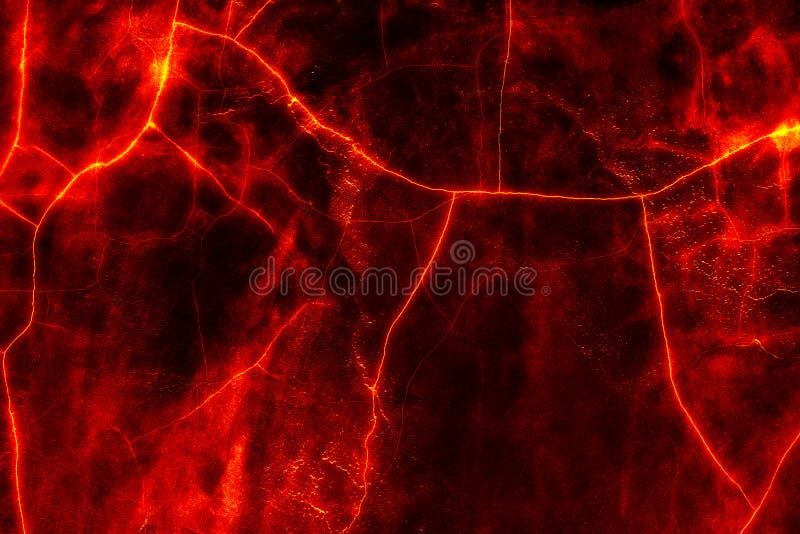 Heat Red Cracked Ground Texture Stock Image - Image of overheated ...