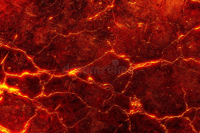 Heat Cracked Ground Texture after Eruption Volcano Stock Image - Image ...