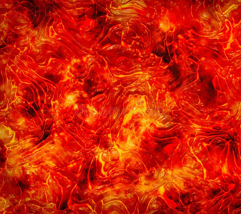 Hot Lava Background of Eruption Volcano Stock Illustration ...