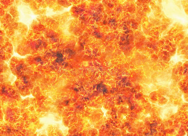 Heat Red Lava of Eruption Volcano Stock Illustration - Illustration of ...