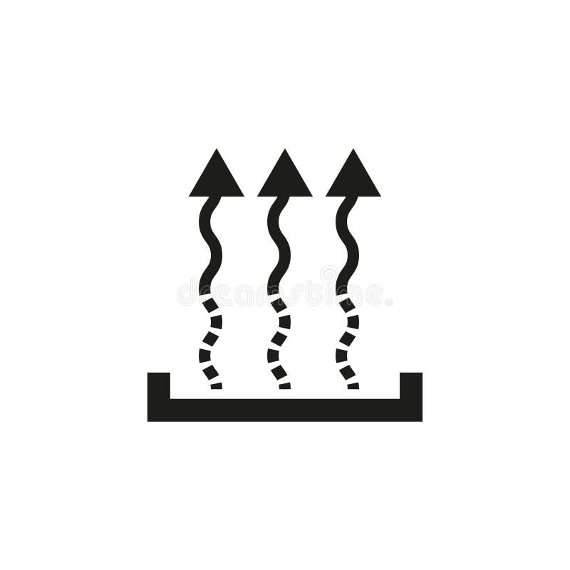 Heat Sign. Hot Wave Icon. Vector Illustration. EPS 10 Stock Vector ...