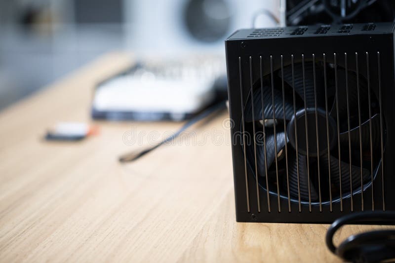 A Fan Connected To the Computer As Active Cooling for the Processor ...