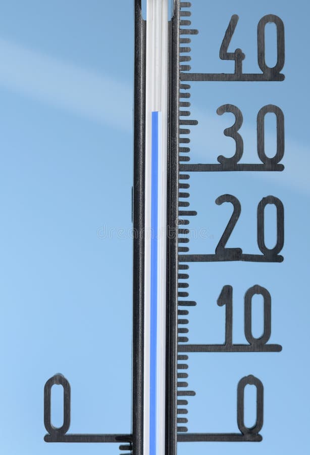 Heat Wave 100 Degree Window Thermometer Stock Image - Image of global ...