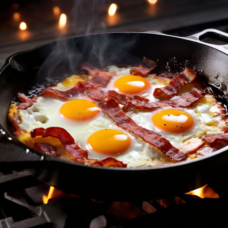 Heated Cast Iron Skillet Stock Illustrations – 11 Heated Cast Iron ...