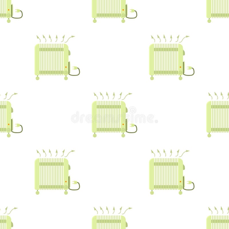 Heater Pattern Seamless Vector Stock Vector - Illustration of plastic ...