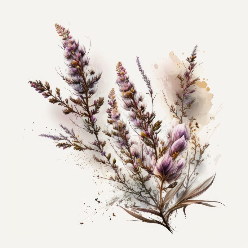 Pink Flower Heather Stock Illustrations – 465 Pink Flower Heather Stock ...