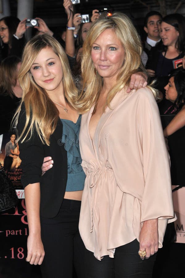 Heather Locklear, editorial photography. Image of daughter - 22801807