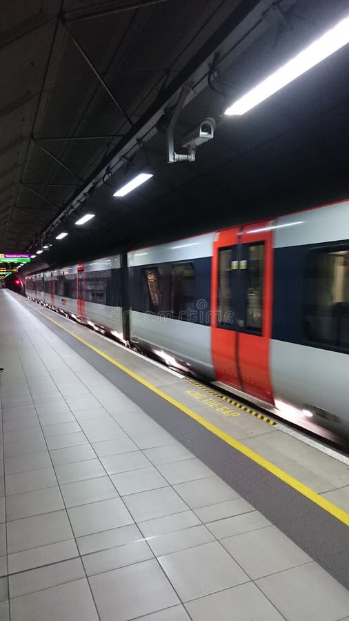 Heathrow Underground Station Editorial Stock Photo - Image of transit ...