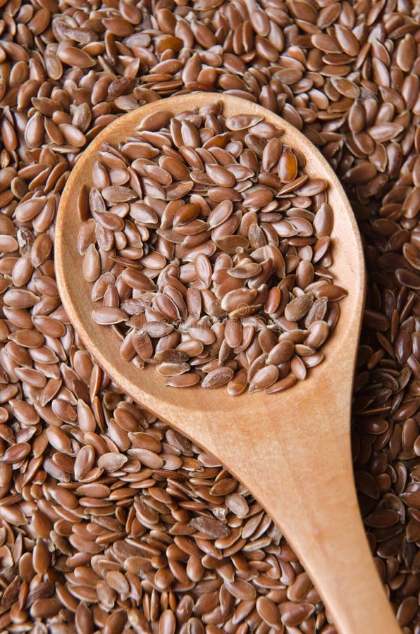 Heathy flax seeds stock photo. Image of nutritious, flavour - 26352502