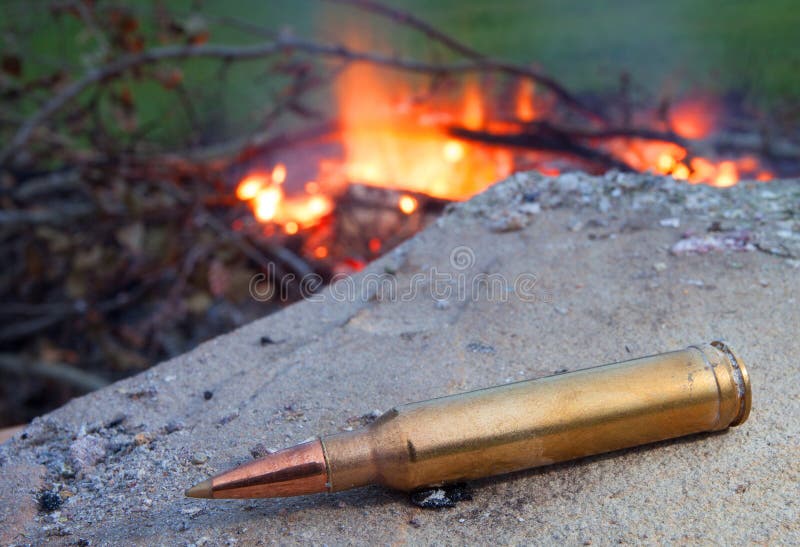 Heating ammo stock photo. Image of bullet, metal, ammunition - 46409376