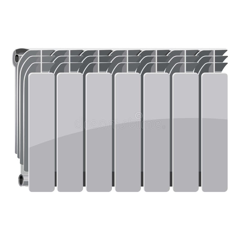 Heating Battery Icon, Cartoon Style Stock Vector - Illustration of ...