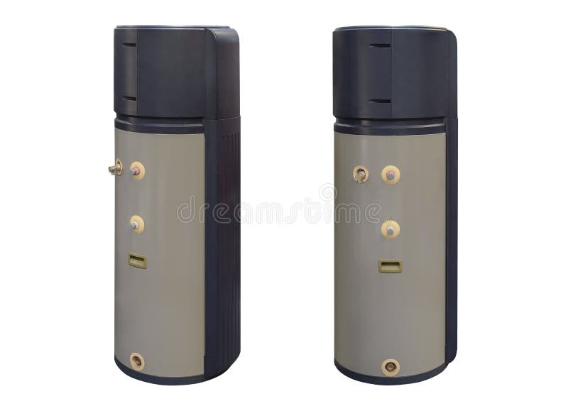 Boiler Set Isolated on White Background Stock Image - Image of device ...