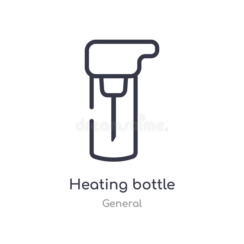 Heating Bottle Icon Vector Isolated on White Background, Heating Bottle ...