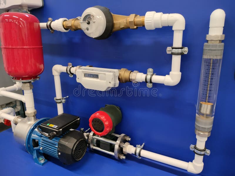 Heating Connection System. a Pump for a Water Underfloor Heating System ...