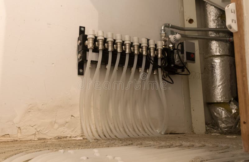 Heating control panel stock photo. Image of interior - 128813076